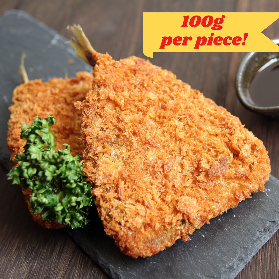 Aji fry (Breaded Horse Mackerel) 100g x 2pc – Northsea Singapore