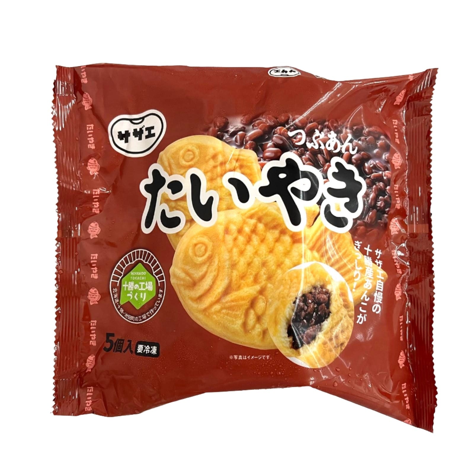 "Sazae Foods" Frozen Taiyaki Japanese Pancake (Red Bean) 5pc – Northsea ...
